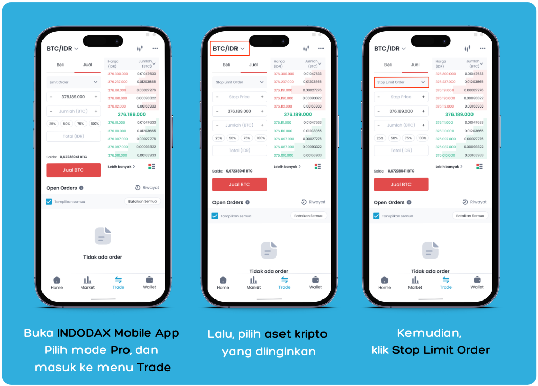 Cara Trading di Aplikasi Indodax – INDODAX