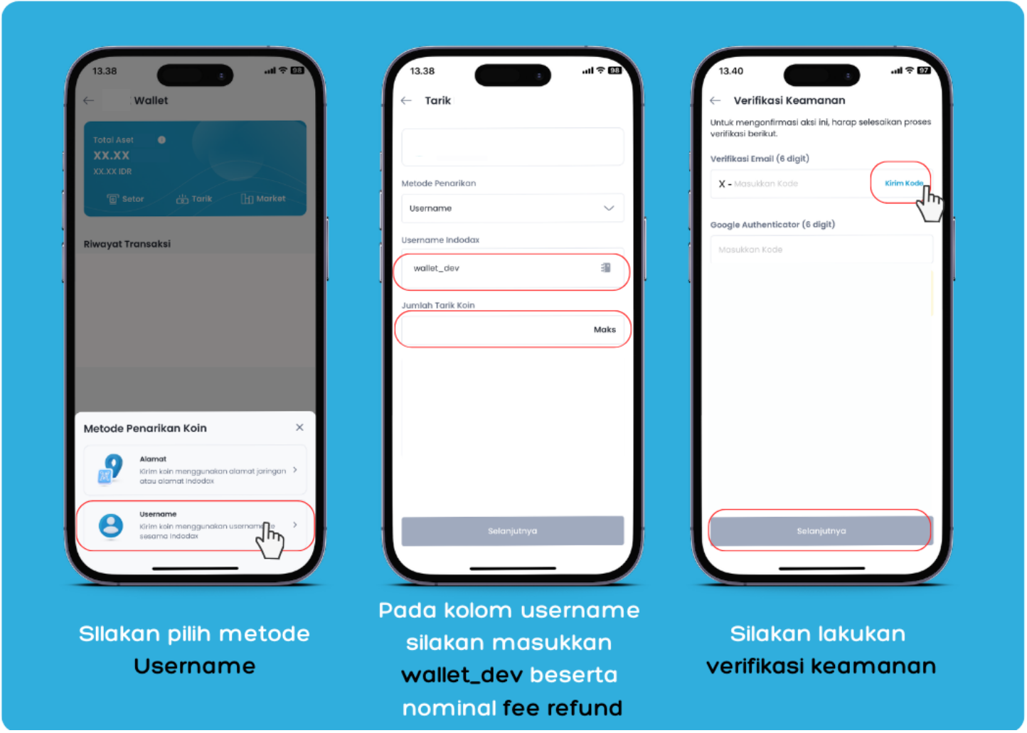 Bagaimana Cara Refund Token Salah Jaringan? – INDODAX